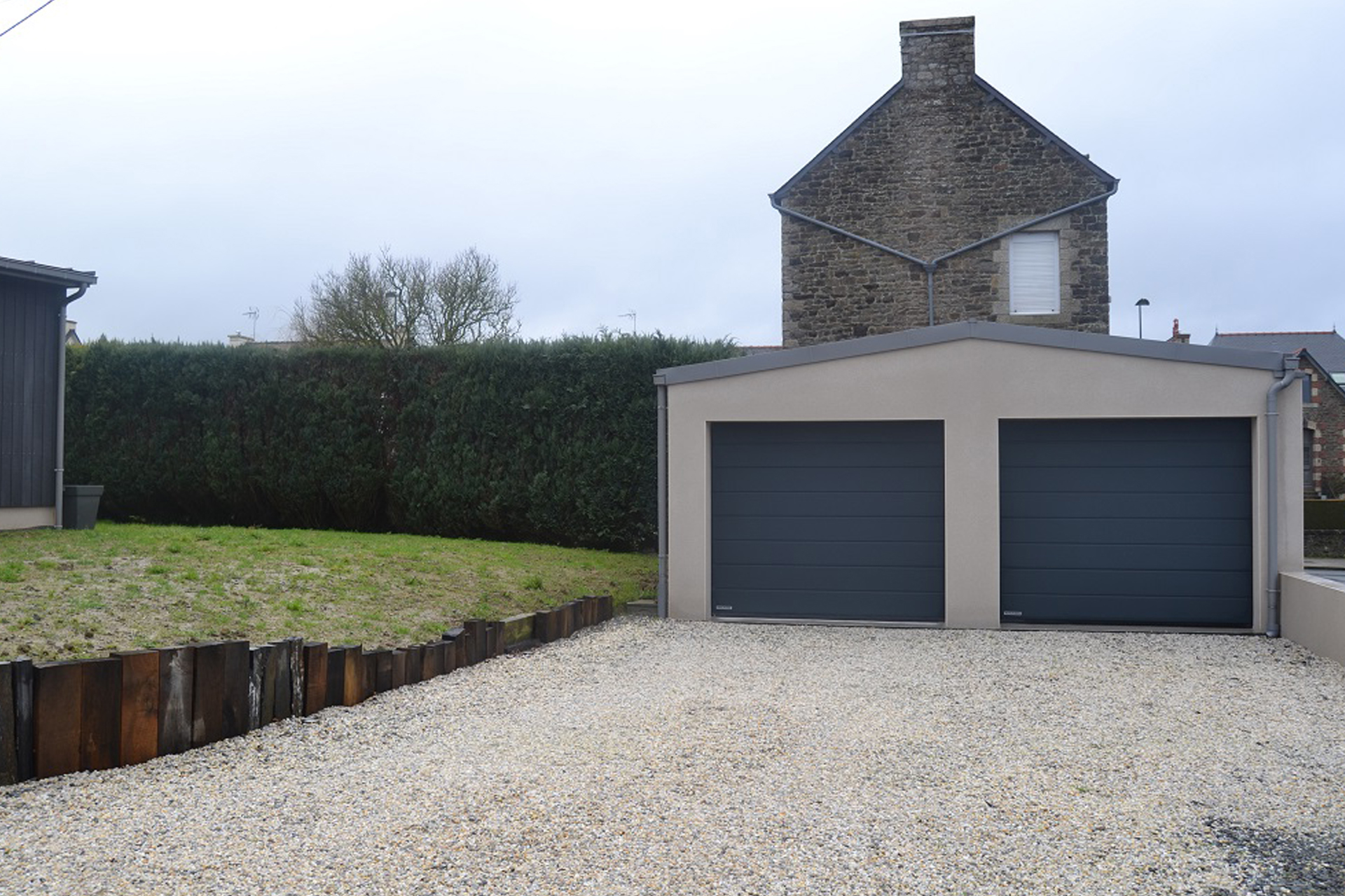 Extension garage double : architecture, dimensions, prix - Cybel extension