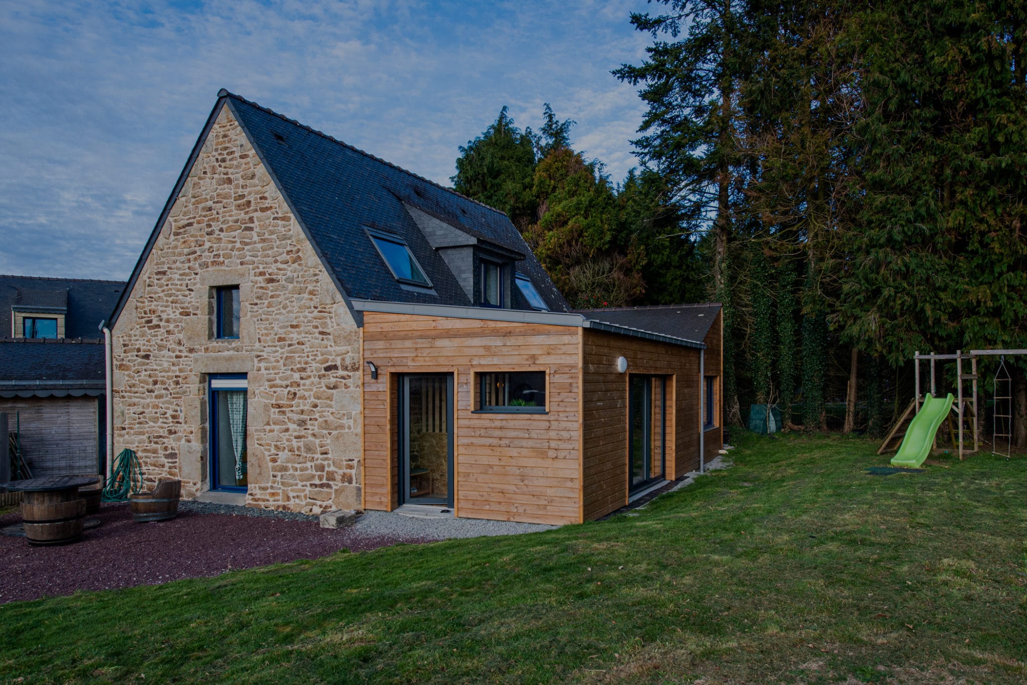 Extension de maison en bois pour agrandir sa maison